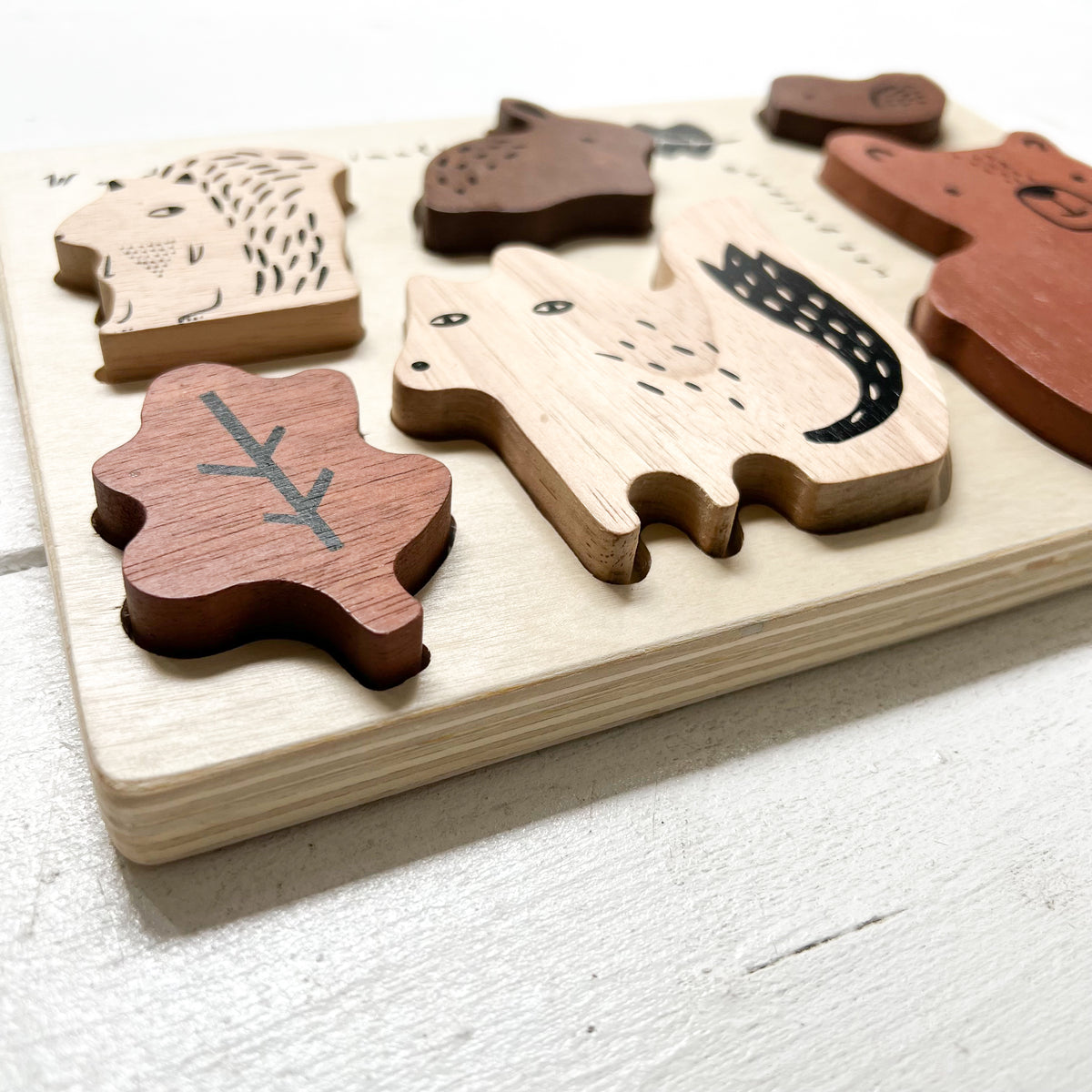 Woodland Animal Tray Puzzle – Tumbleweed & Dandelion LLC